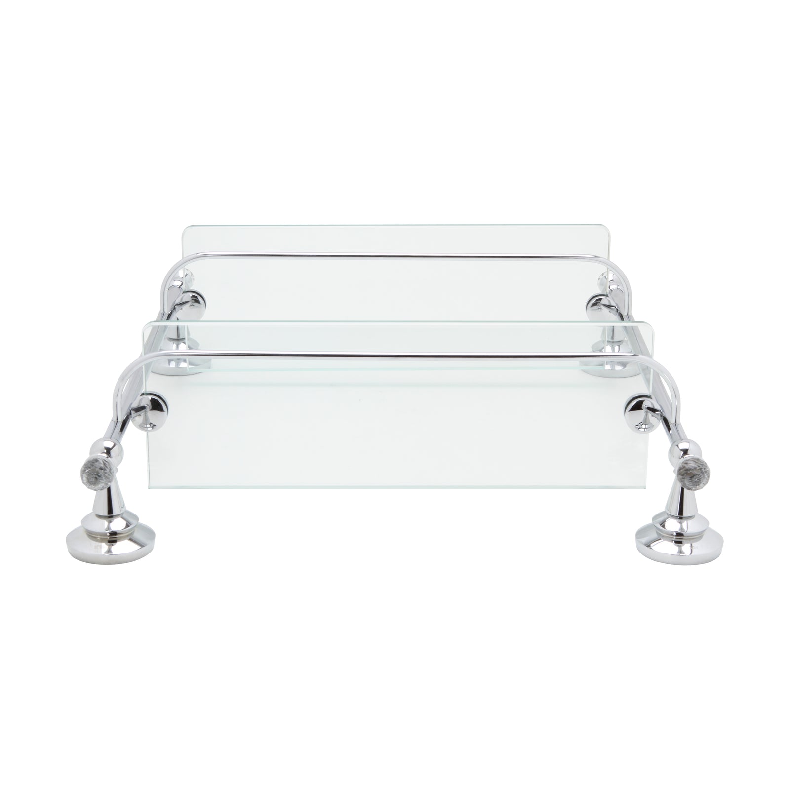 HAFELE ชั้นวางของแบบกระจก 2 ชั้น รุ่น CRYSTALIO – HAFELE HOME